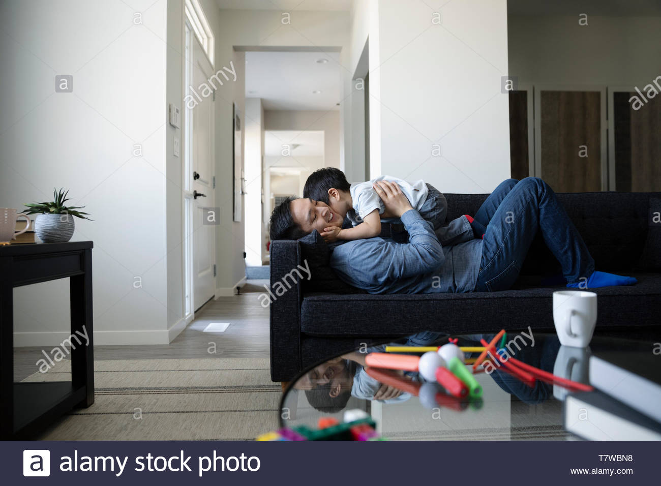 Father living hi-res stock photography and images - Alamy