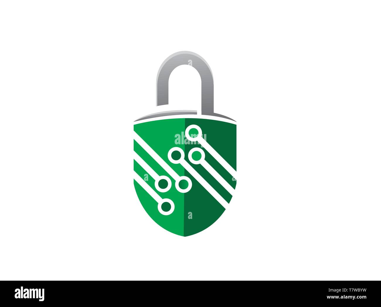 Lock technolory symbol guard for logo design illustrator, security tech ...