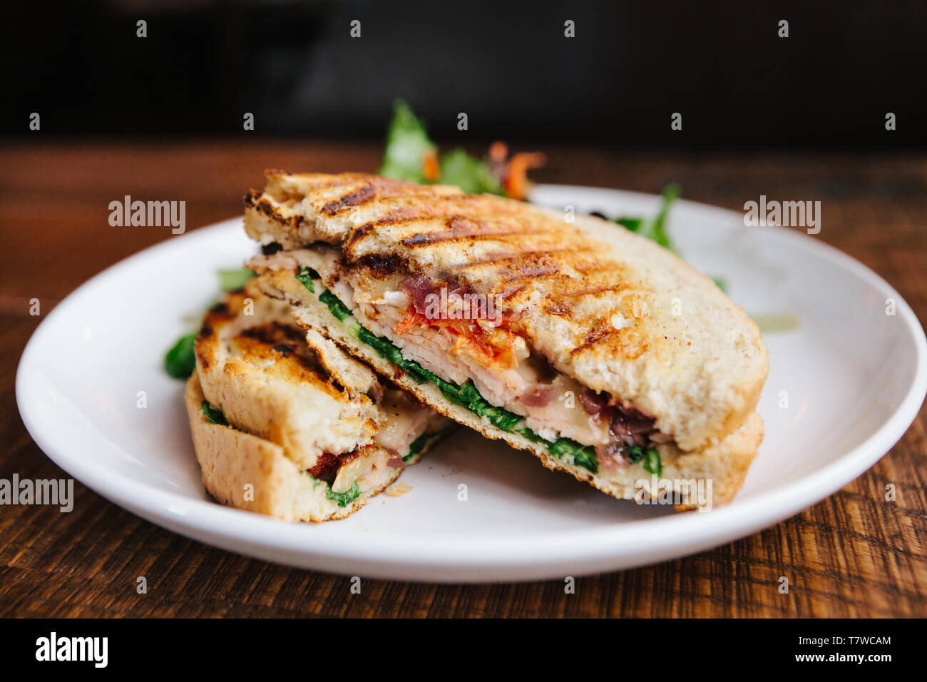 Grilled cheese panini Stock Photo - Alamy