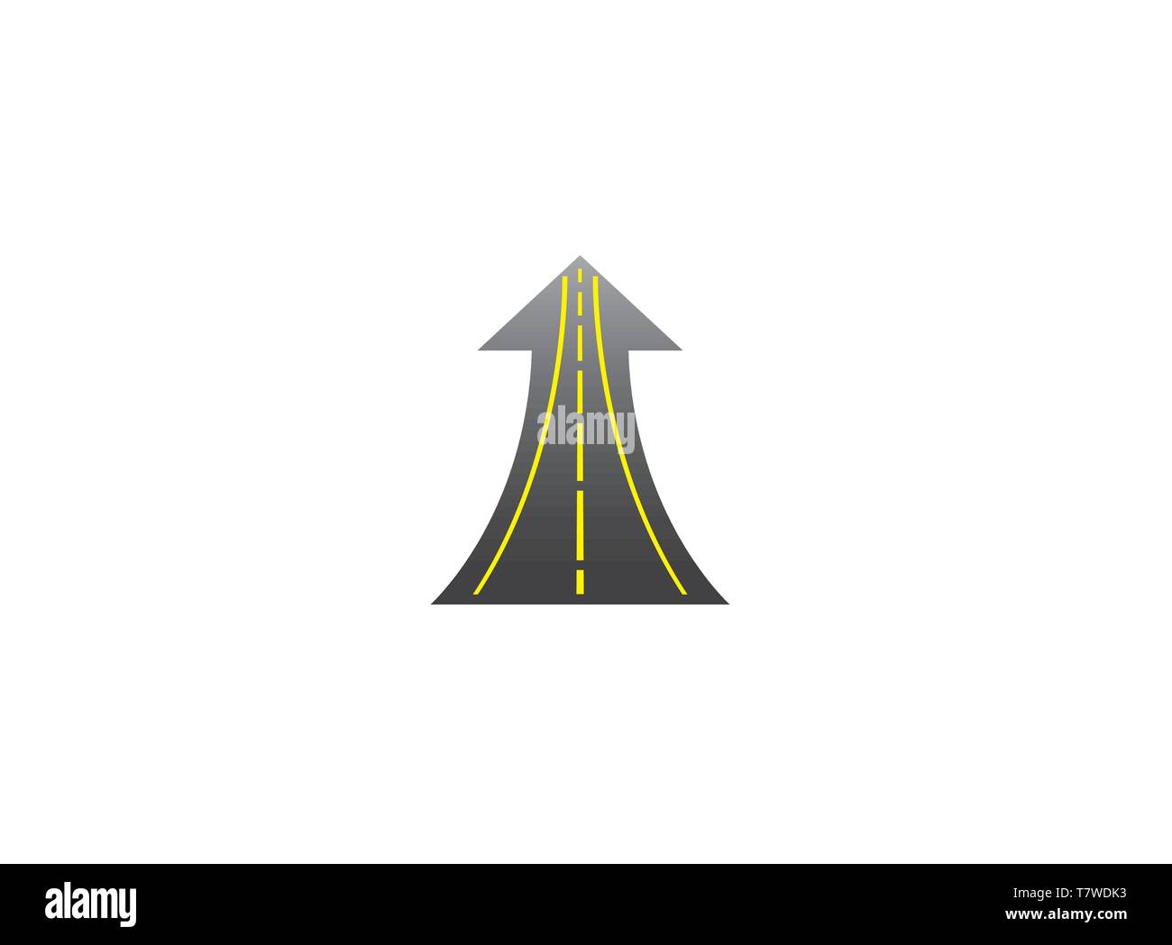 Winding lines in perspective Stock Vector Images - Alamy