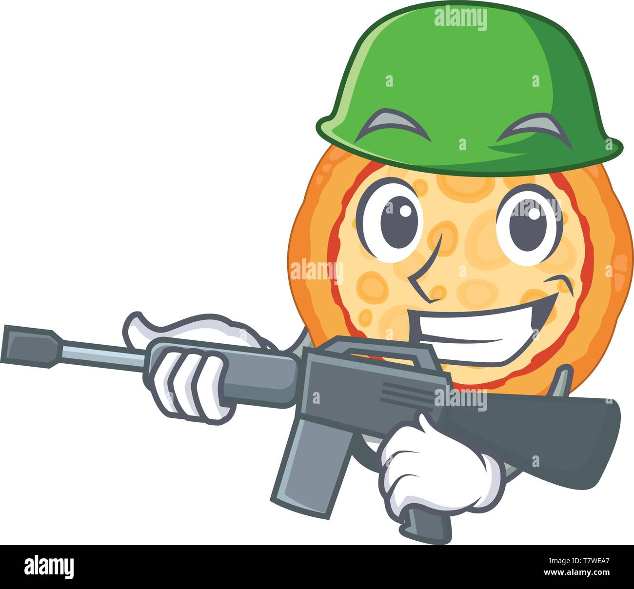 Army cheese pizza served on cartoon board Stock Vector Image & Art - Alamy