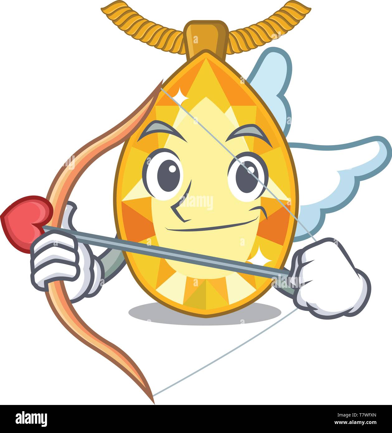 Cupid topaz jewelry in the cartoon box Stock Vector Image & Art - Alamy