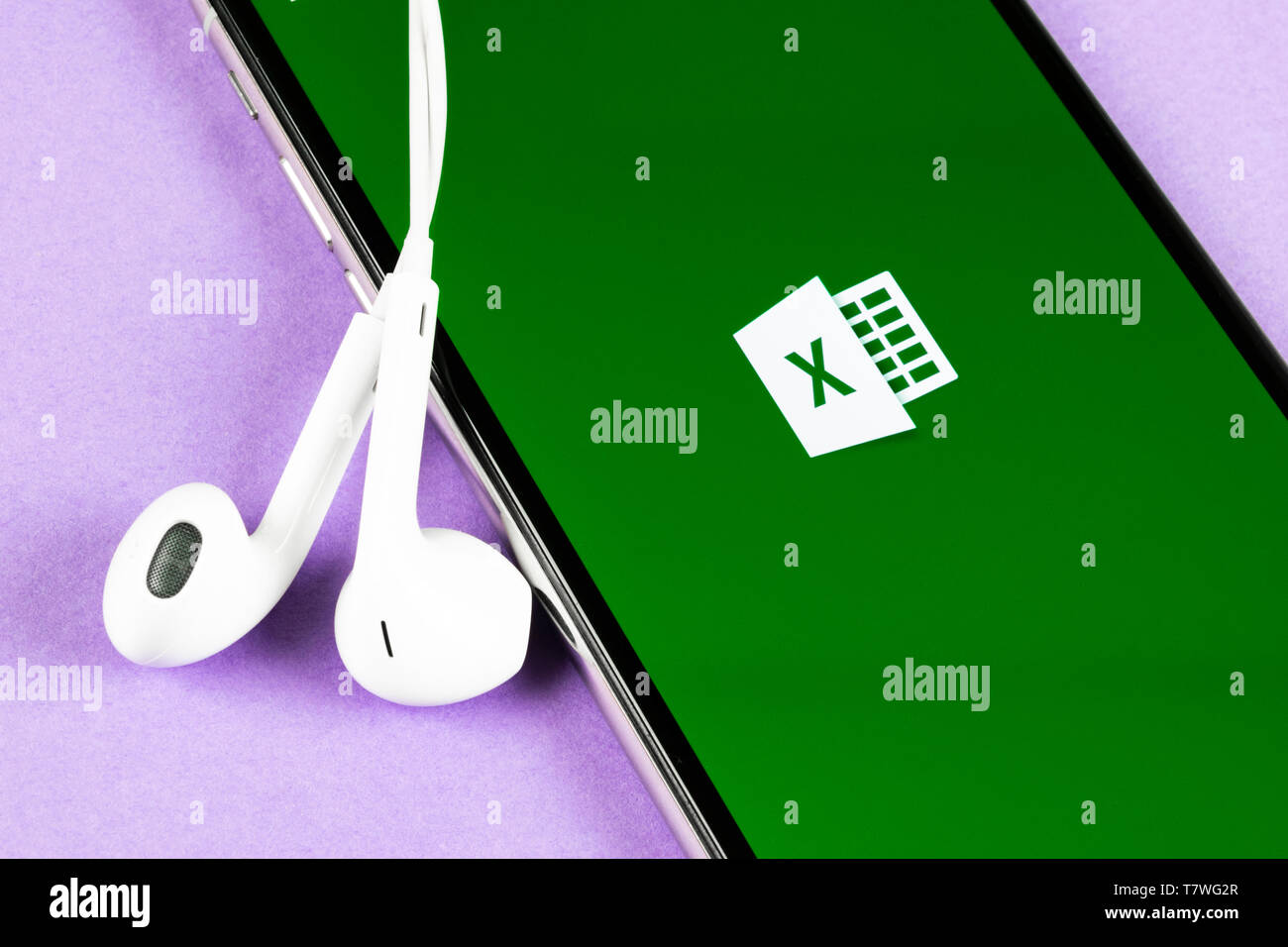 Helsinki, Finland, May 4, 2019: Microsoft Excel application icon on ...