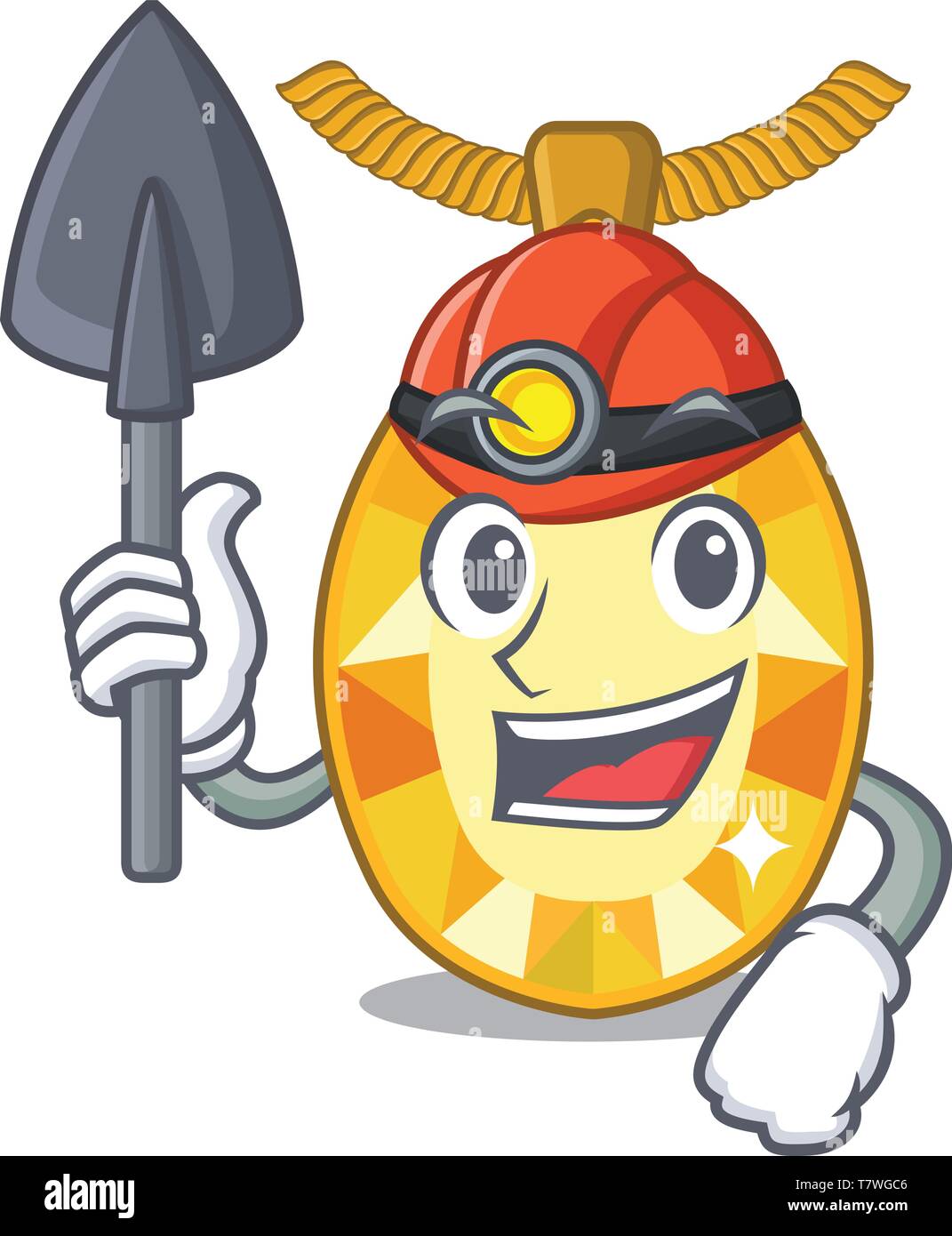 Gold digger diamond mine Stock Vector Images - Alamy