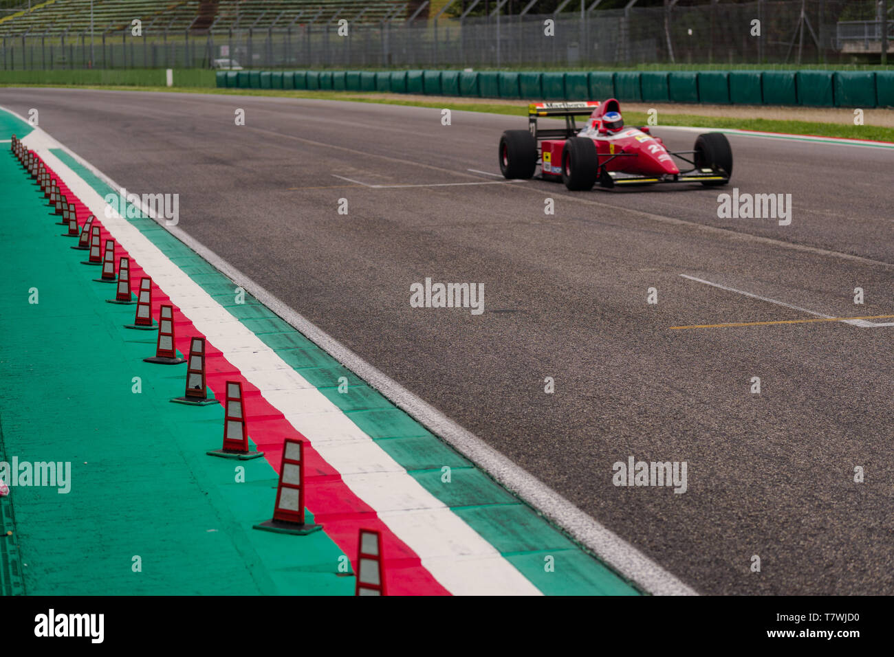 Vintage car driving on main hi-res stock photography and images - Alamy