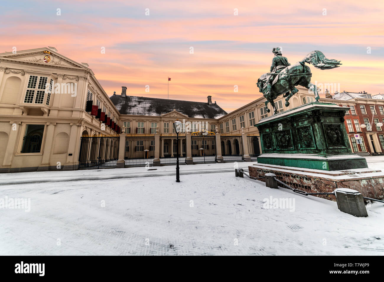 One of the official working place for the Dutch King, Willem-Alexander ...