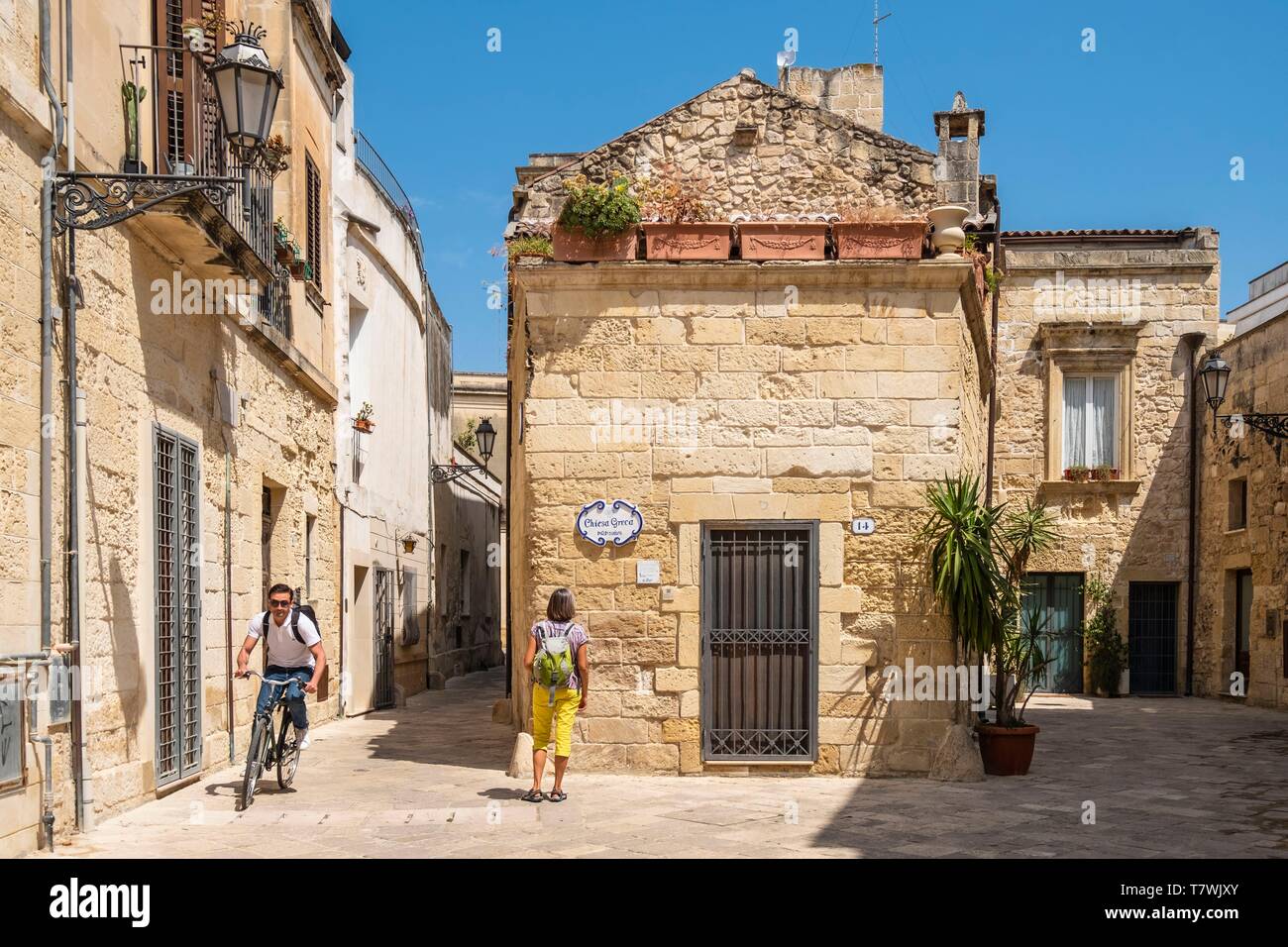 Lecce chiesa greca hi-res stock photography and images - Alamy