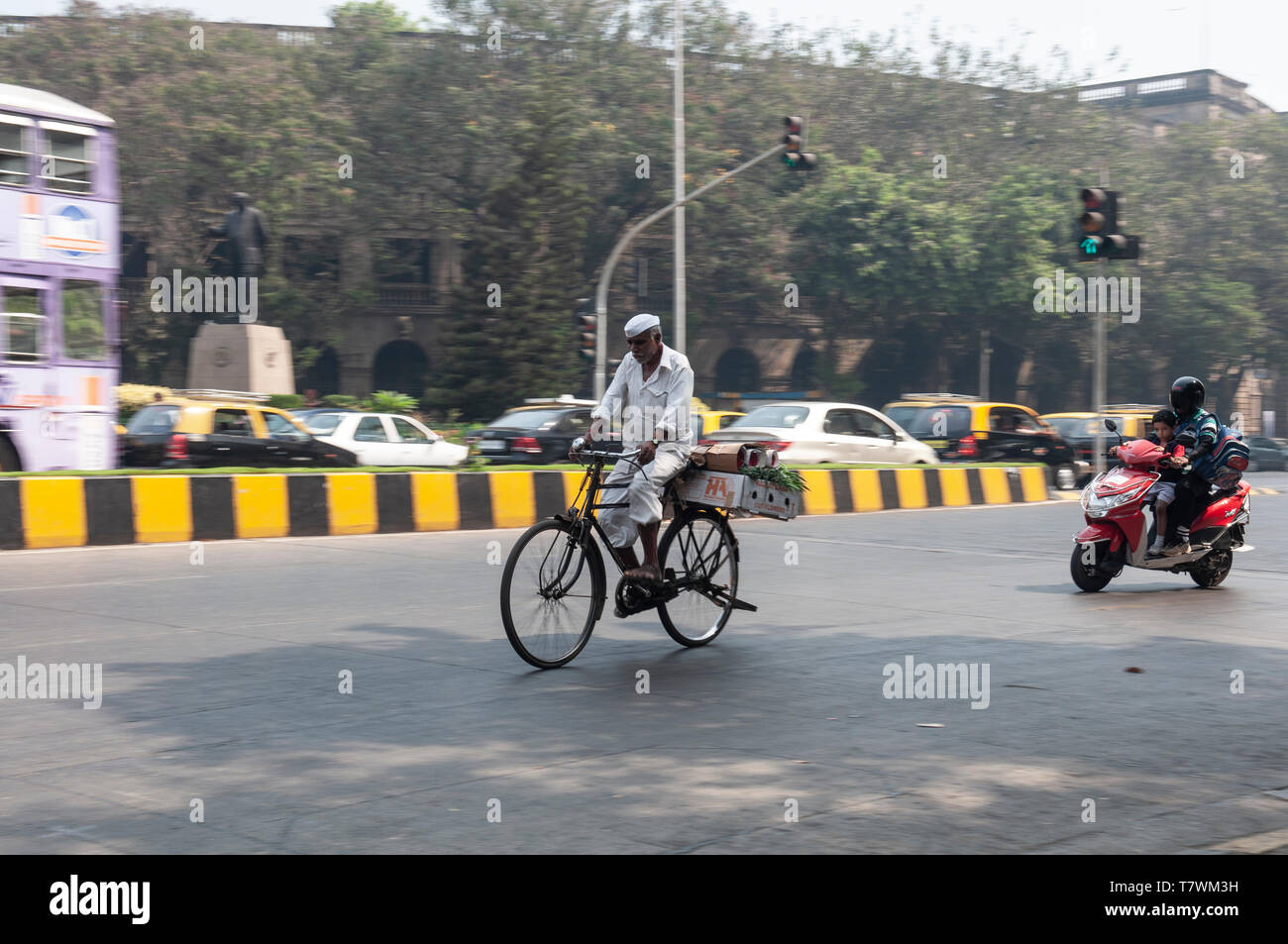 Indian cycle back hi-res stock photography and images - Alamy