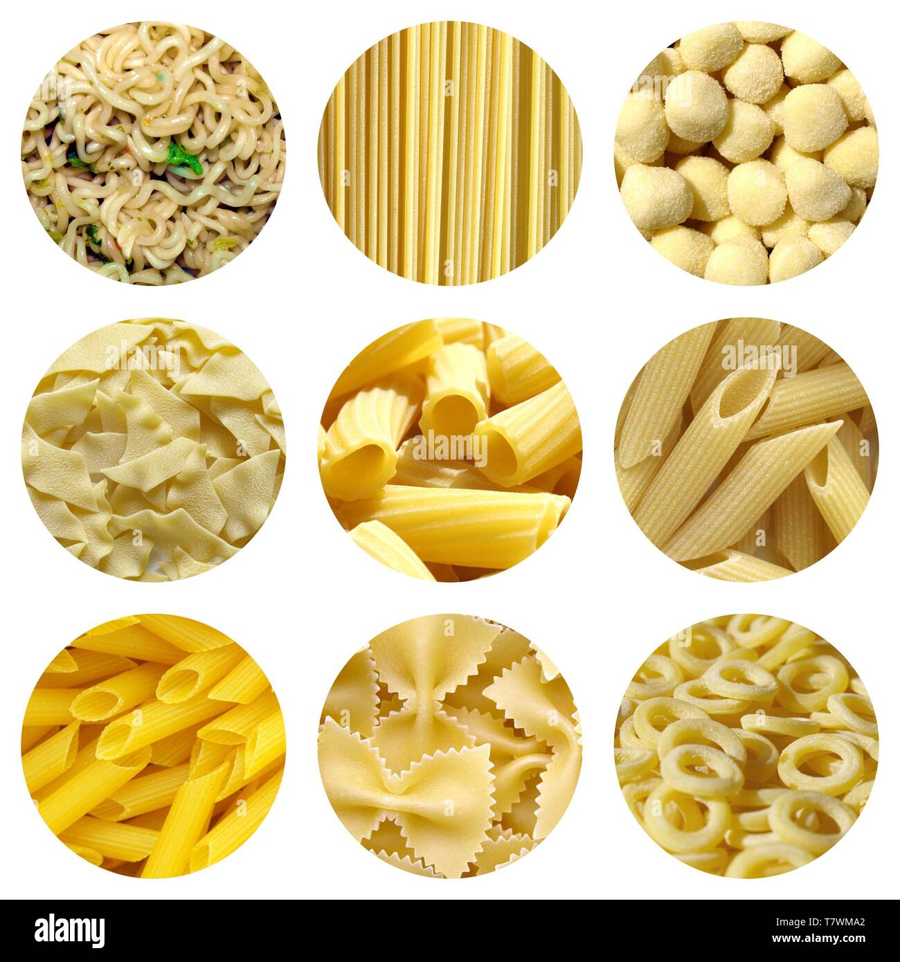 European food collage hi-res stock photography and images - Alamy