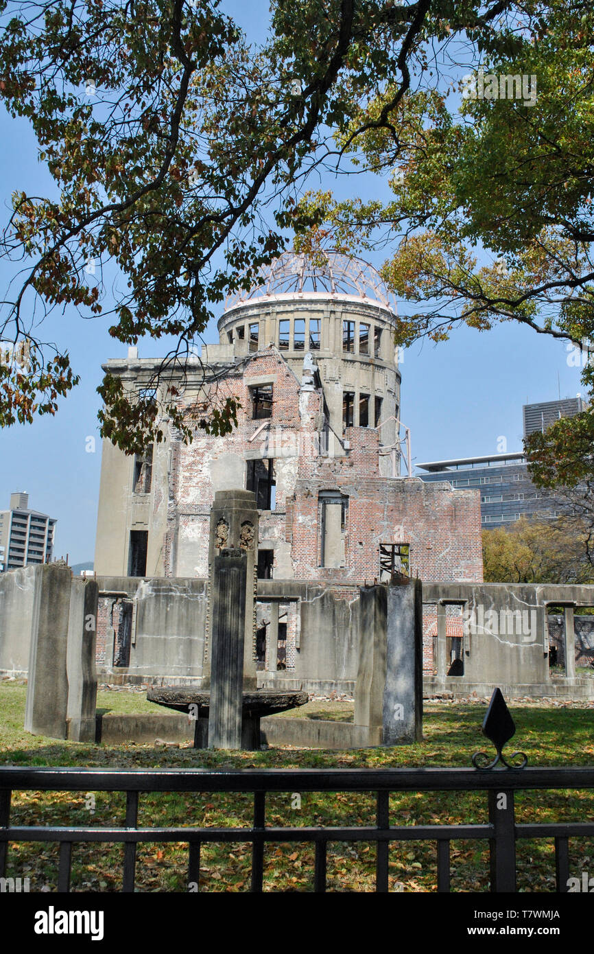 Building of Hiroshima Peace Memorial (Genbaku Dome). Hiroshima ...