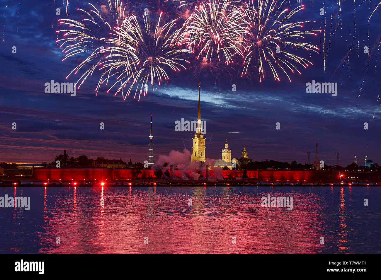 White night festival russia hi-res stock photography and images - Alamy
