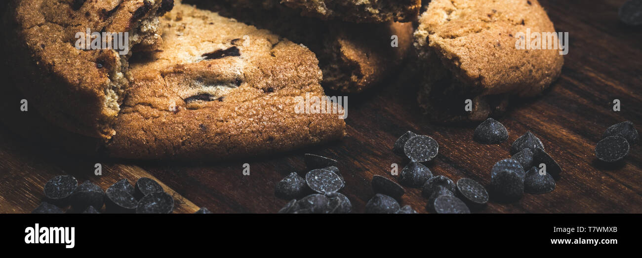 Chocolate Chip Cookie, Fresh Baked Cookies Delicious Food Stock Photo ...