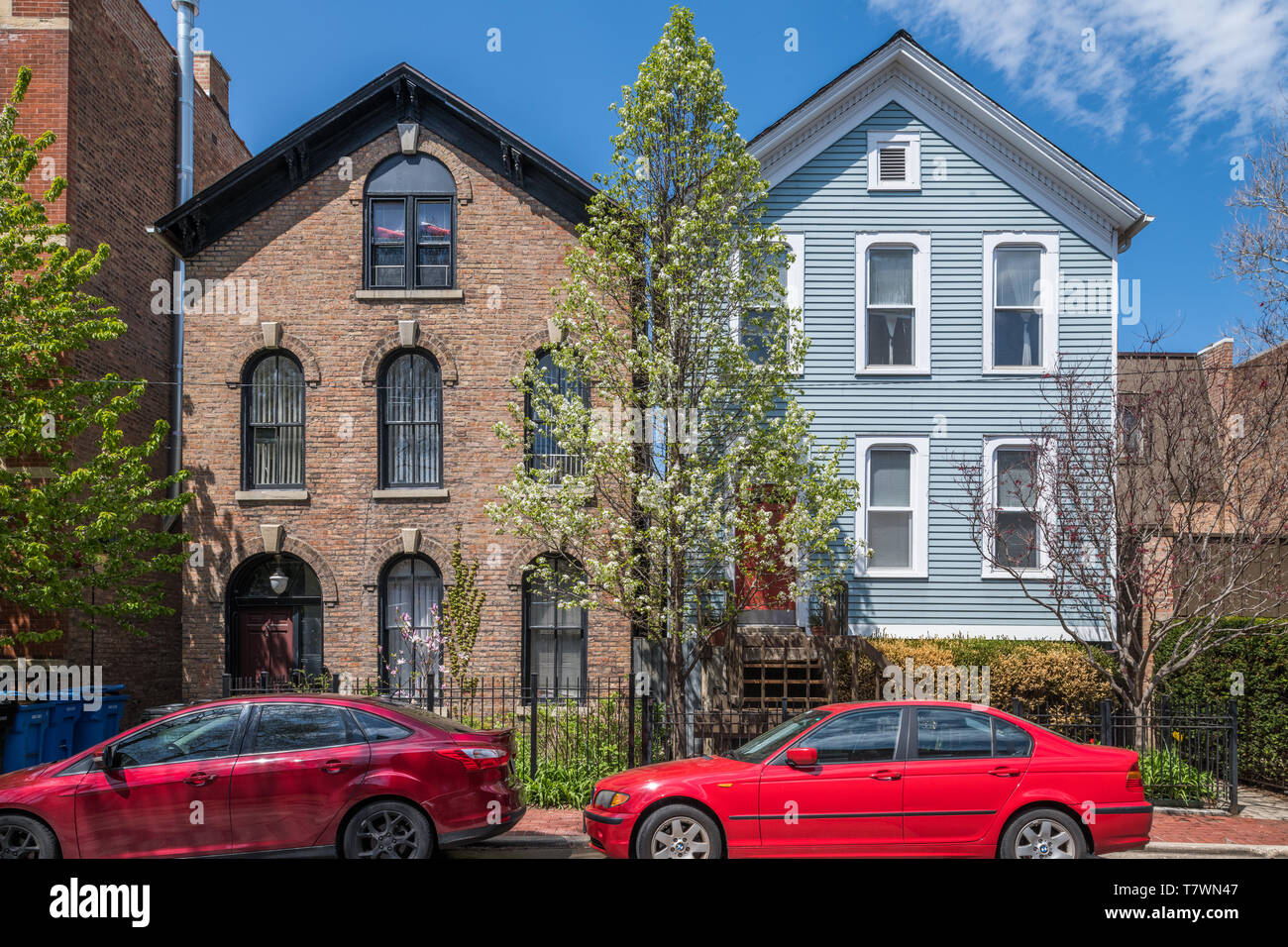 Residential buildings in the Old Town neighborhood Stock Photo - Alamy
