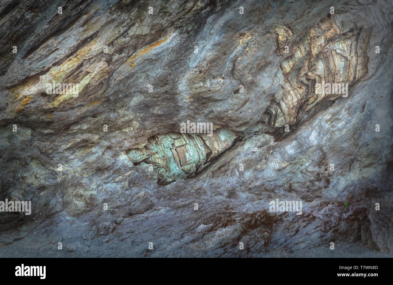 The mummy, Marble Caves, Patagonia Stock Photo - Alamy