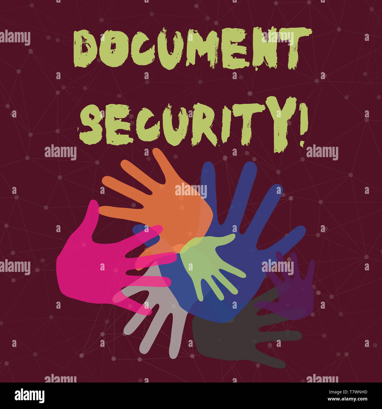 Handwriting Text Document Security Conceptual Photo Means In Which