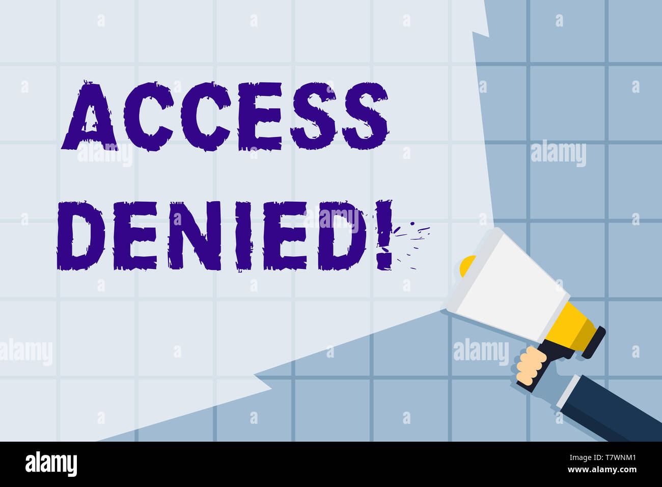 Conceptual hand writing showing Access Denied. Concept meaning error ...