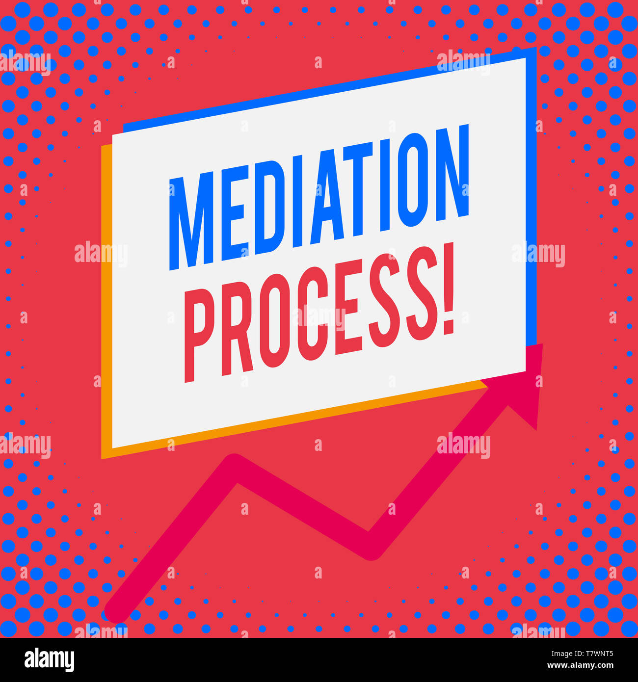 Word writing text Mediation Process. Business photo showcasing informal ...