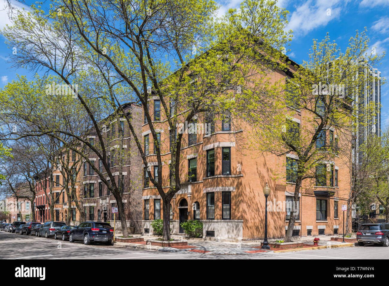 Residential buildings in the Old Town neighborhood Stock Photo - Alamy