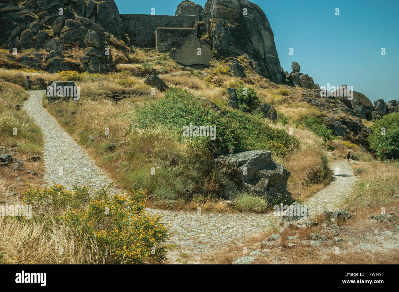 People walking up a steep pathway hi-res stock photography and images ...