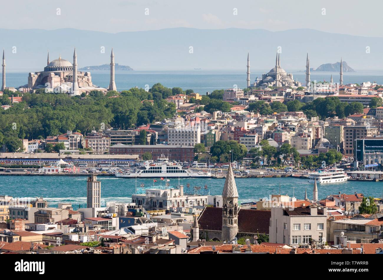 Turkey, Istanbul, historical centre listed as World Heritage by UNESCO ...