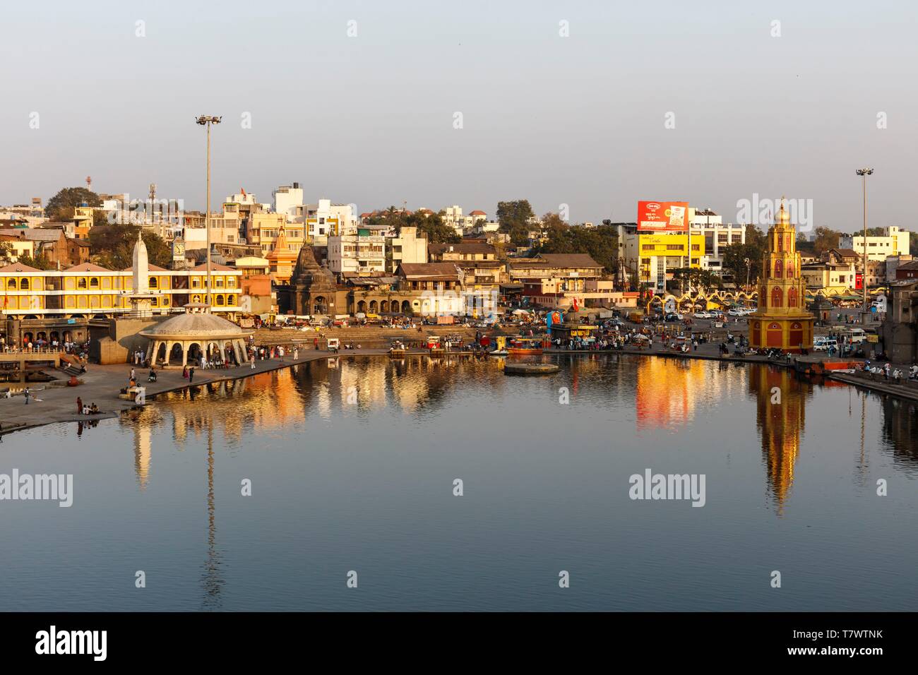 India, Maharashtra, Nashik, the ghats on Godavari river Stock Photo - Alamy