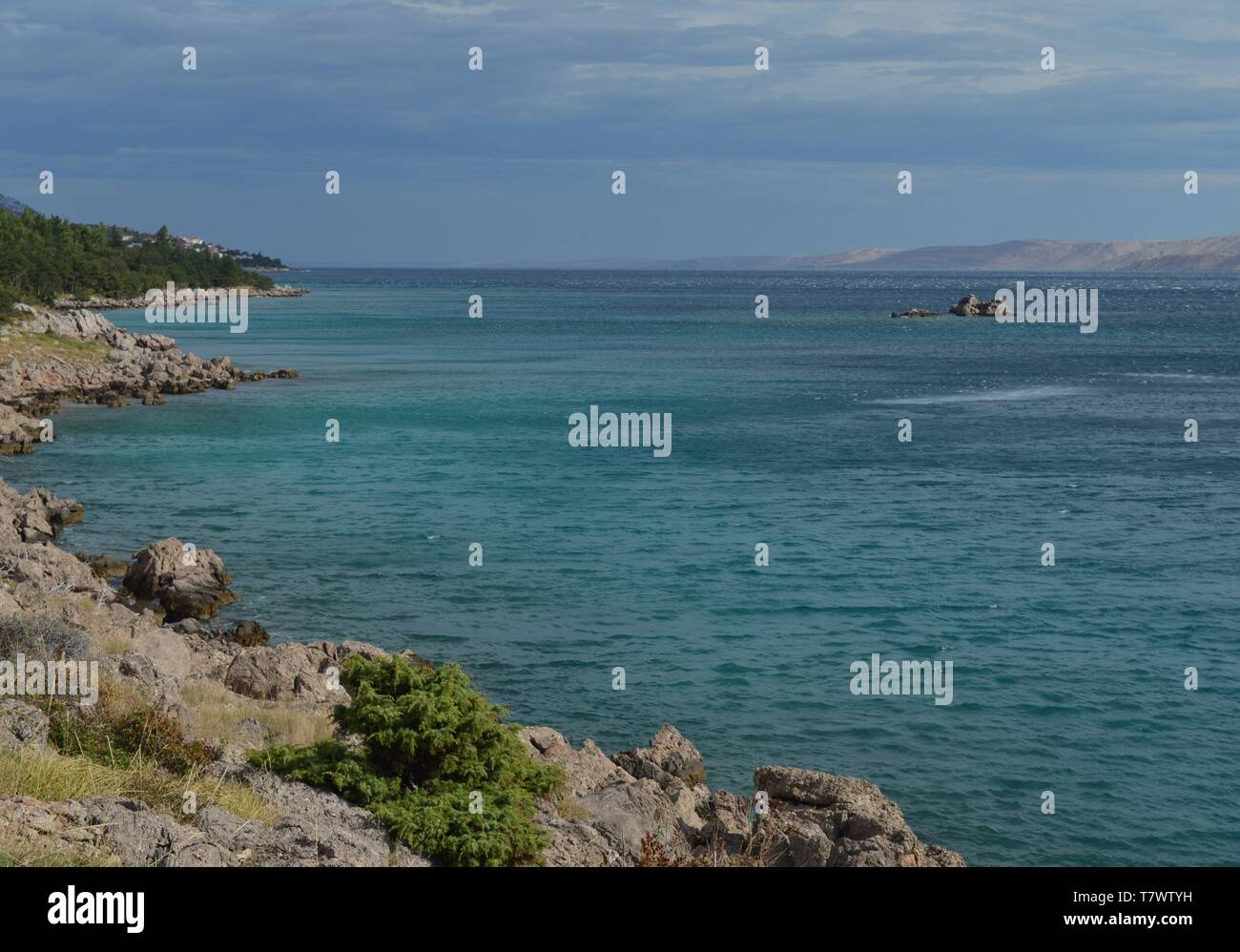 Adriatic sea shore on pag hi-res stock photography and images - Alamy