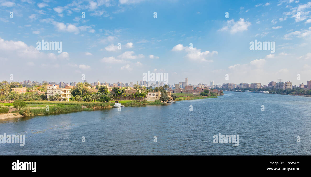 Egypt cairo nile skyline hi-res stock photography and images - Alamy