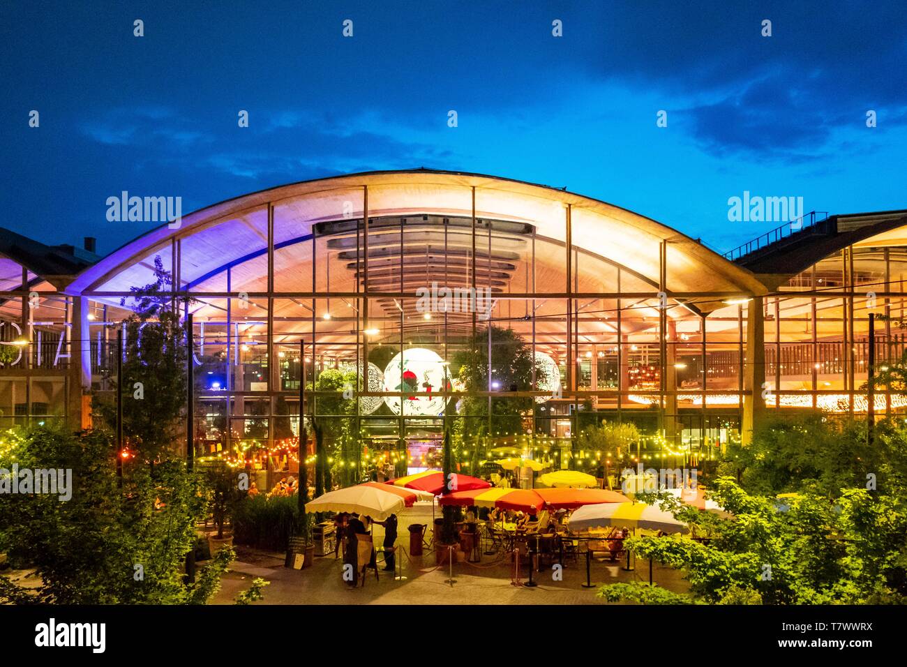 France, Paris, the Felicita, 4.500m2 restaurant hosted in Station F ...