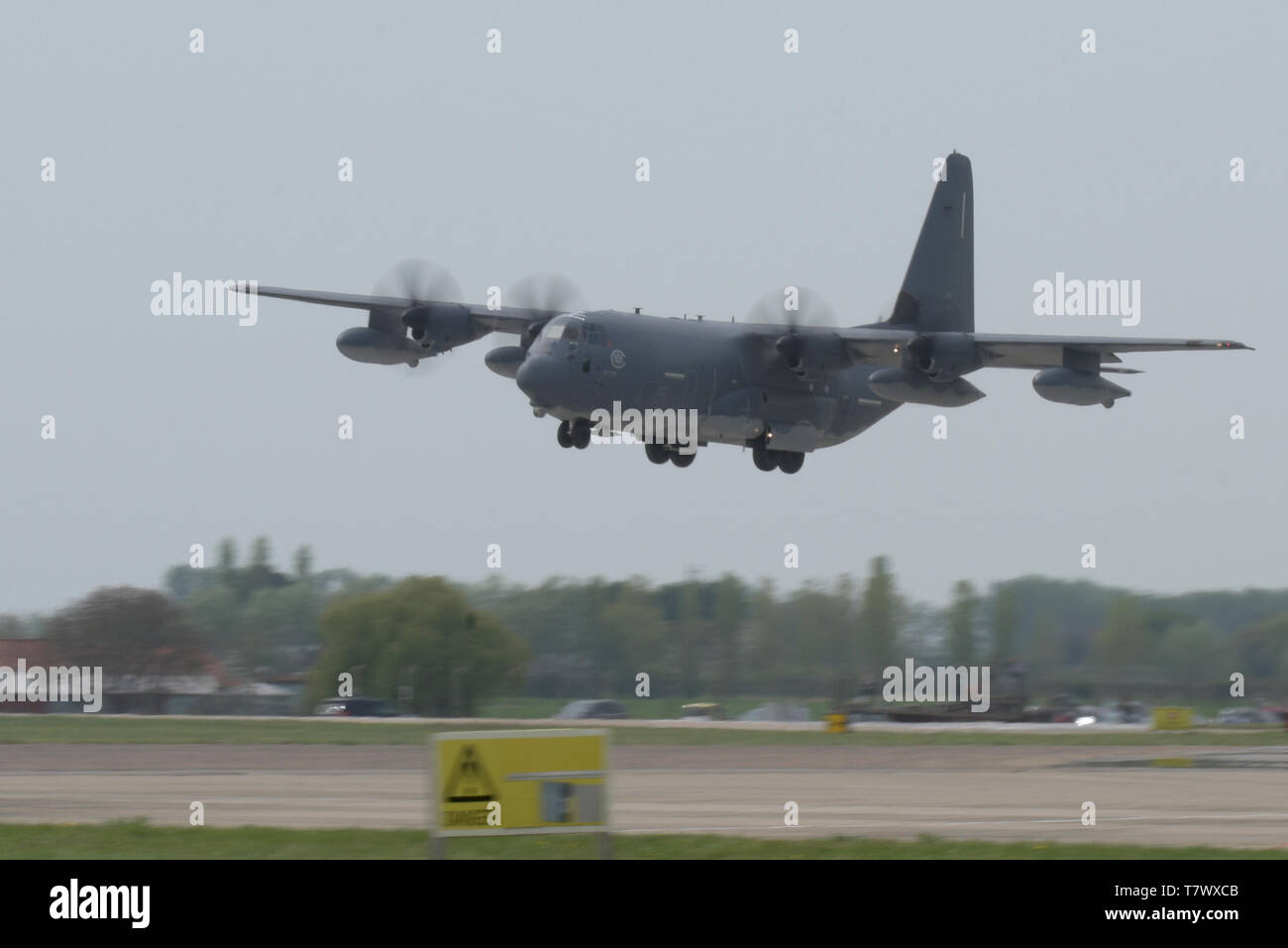 A U.S. Air Force MC-130J Commando II, assigned to the 352d Special ...