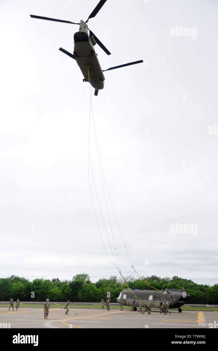 Members of the Down Aircraft Recovery Team (DART) with Company B, 834th ...