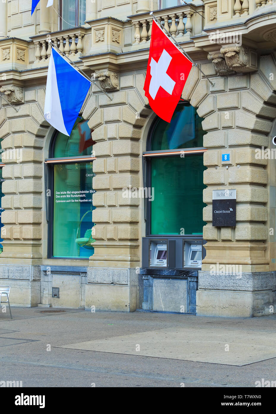 Credit suisse paradeplatz zurich switzerland hi-res stock photography ...