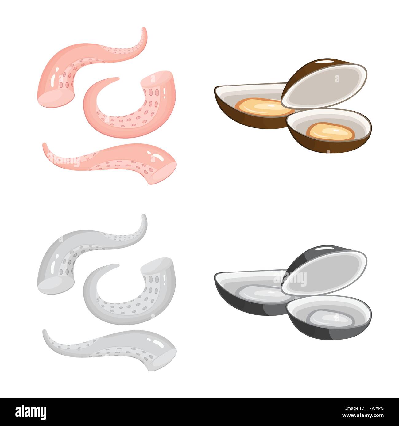 Clam shell giant Stock Vector Images - Alamy