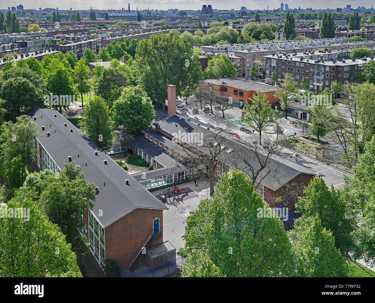 Amsterdam West seen from the former Elsevier Building, OBS Multatuli ...