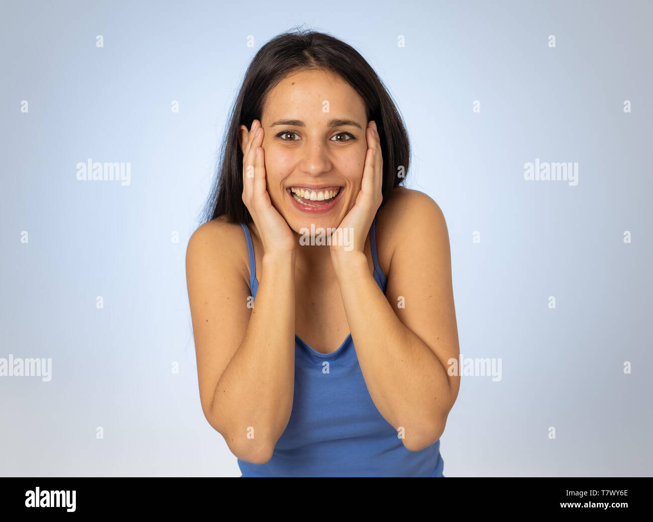 Euphoric excited hi-res stock photography and images - Alamy