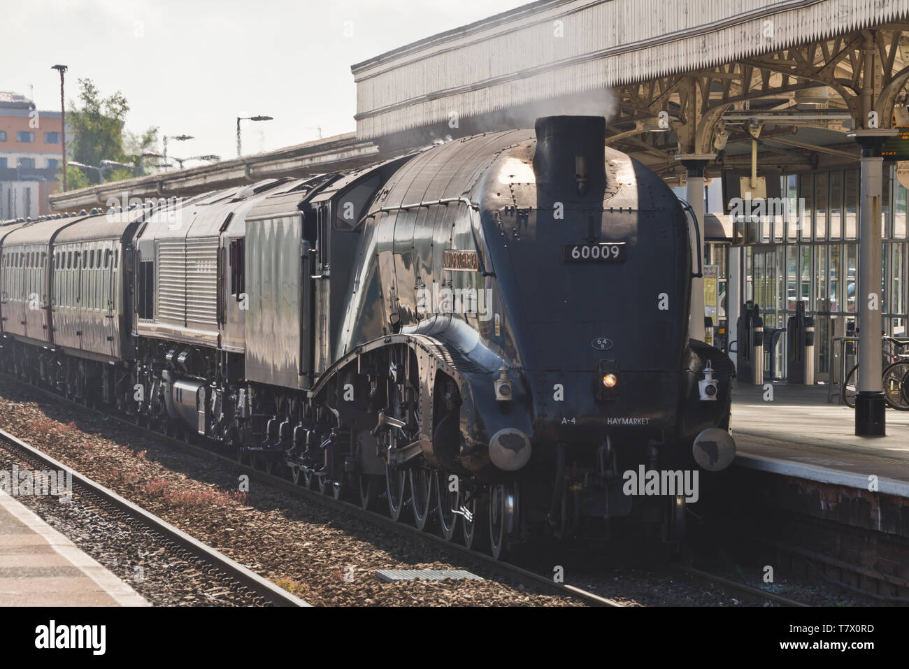 Steam locomotive 60009 "Union of South Africa" pulling the Torbay ...