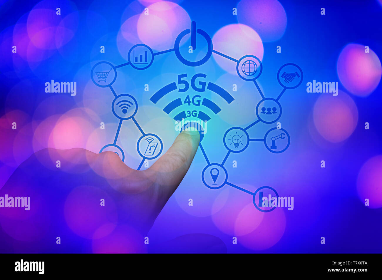 5g cellular service hi-res stock photography and images - Alamy