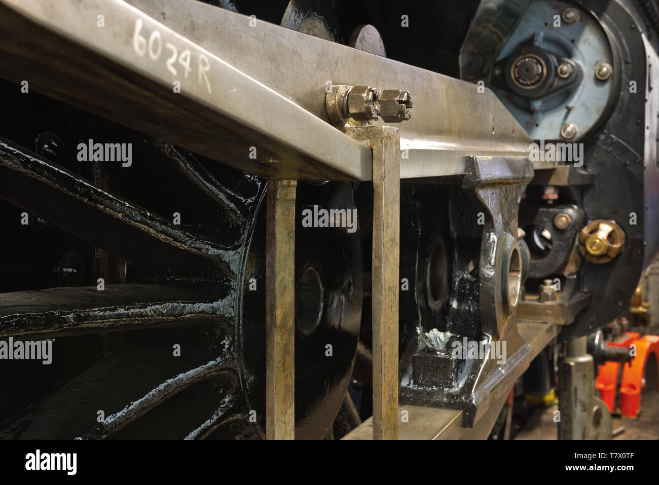 Steam locomotive 6024 King Edward I a GWR 6000 class engine during her ...