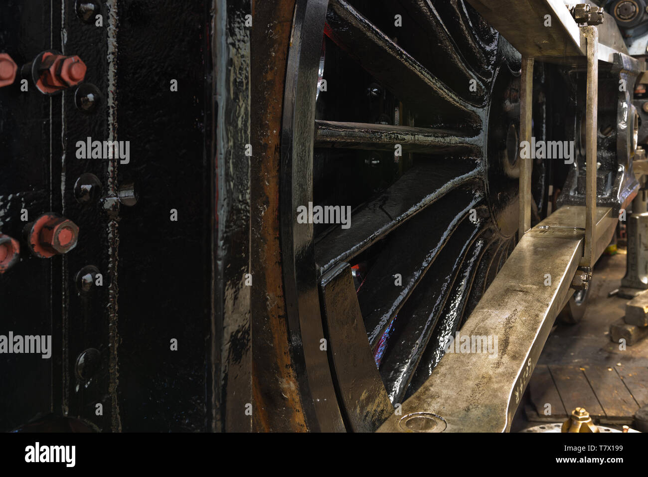 Steam locomotive 6024 King Edward I a GWR 6000 class engine during her ...