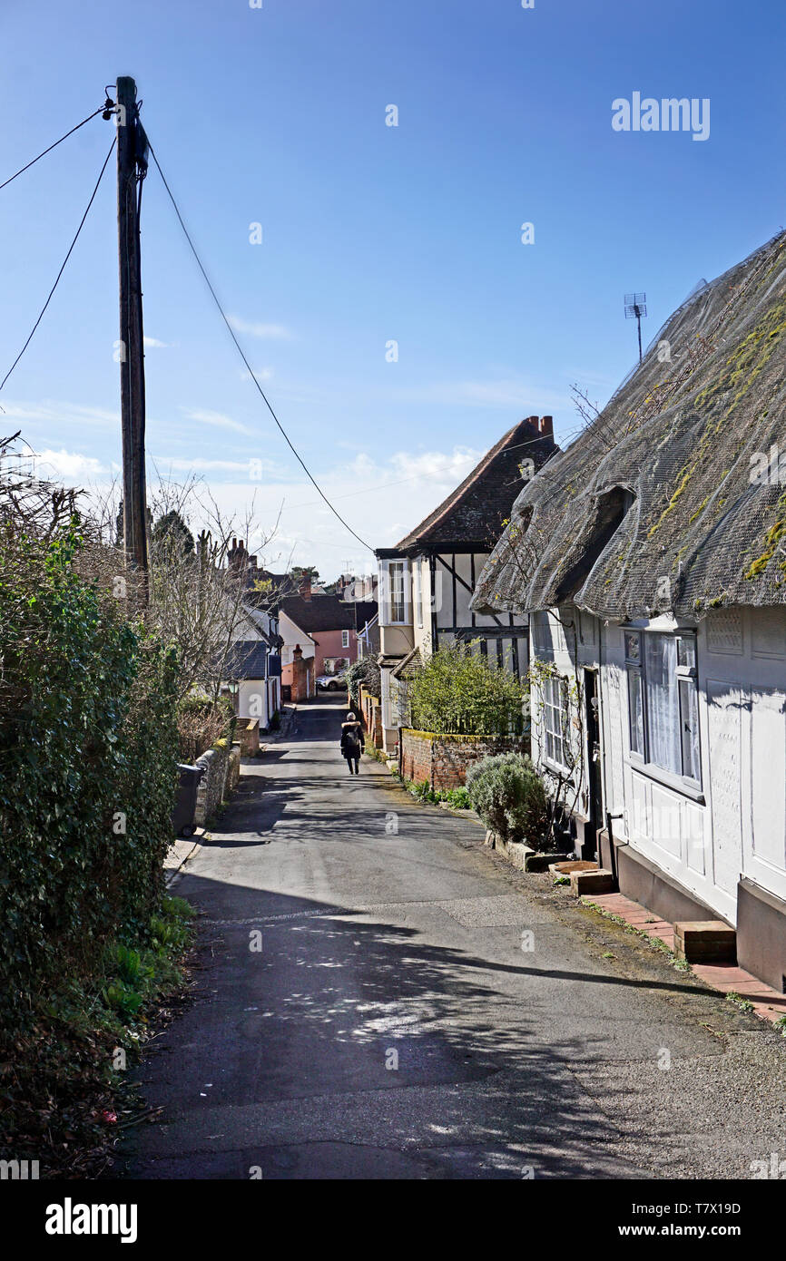 castle hedingham essex england Stock Photo - Alamy