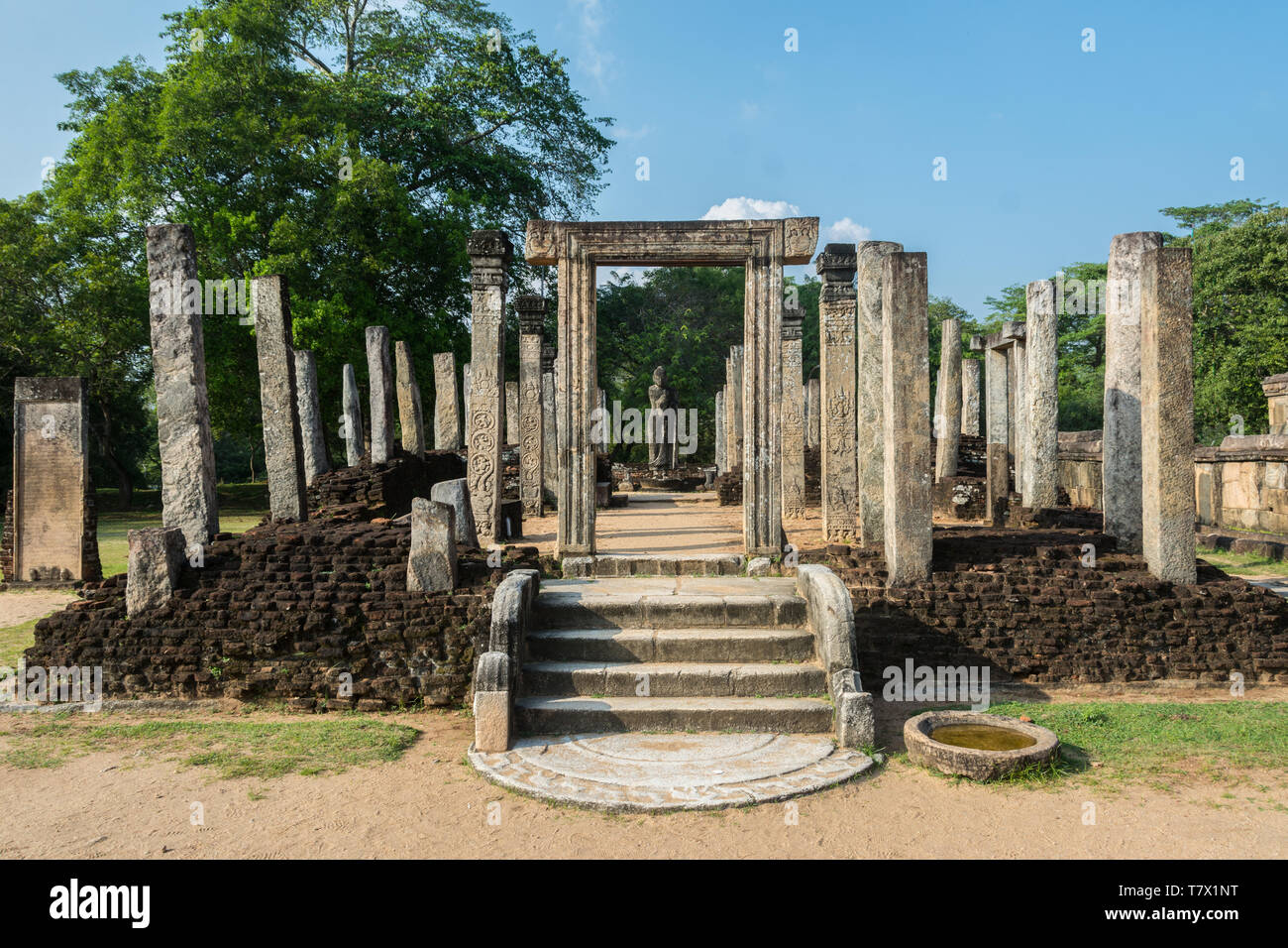 Ruins of the Atadage, one of the buildings in the Quadrangle complex ...