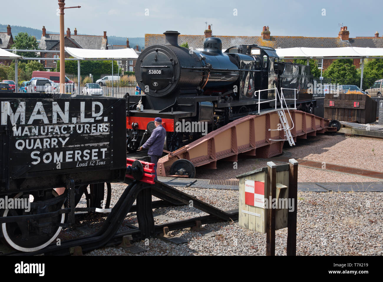 Minehead uk steam locomotive train trains hi-res stock photography and images - Alamy