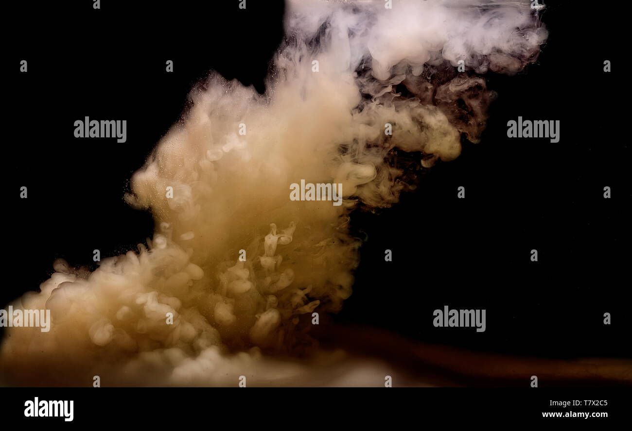 Liquid water explosions. Underwater liquid photography Stock Photo - Alamy