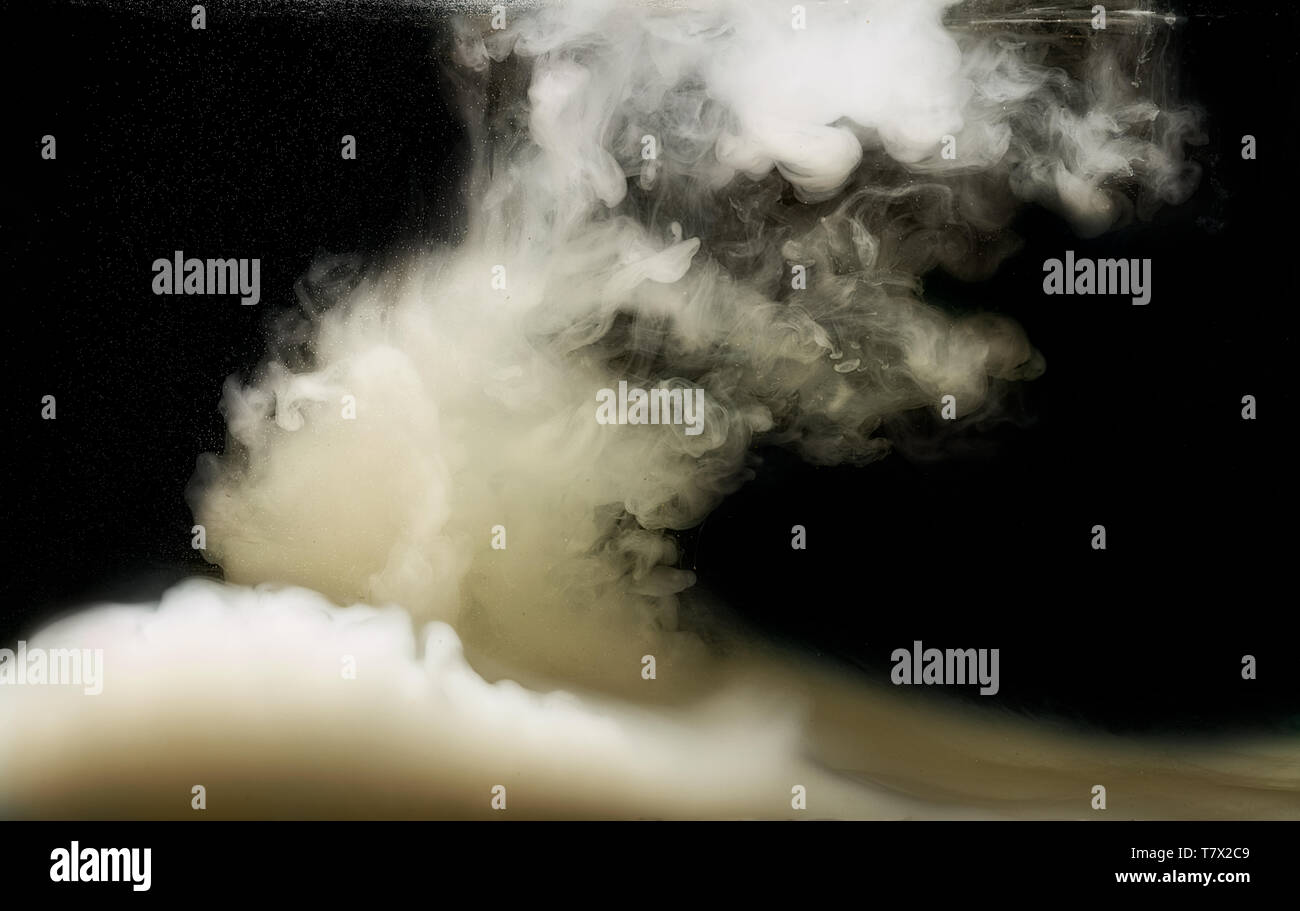 Liquid water explosions. Underwater liquid photography Stock Photo - Alamy