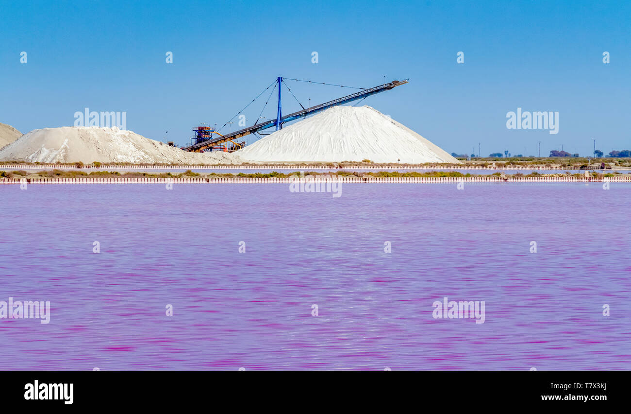Salt pile at saltworks hi-res stock photography and images - Alamy