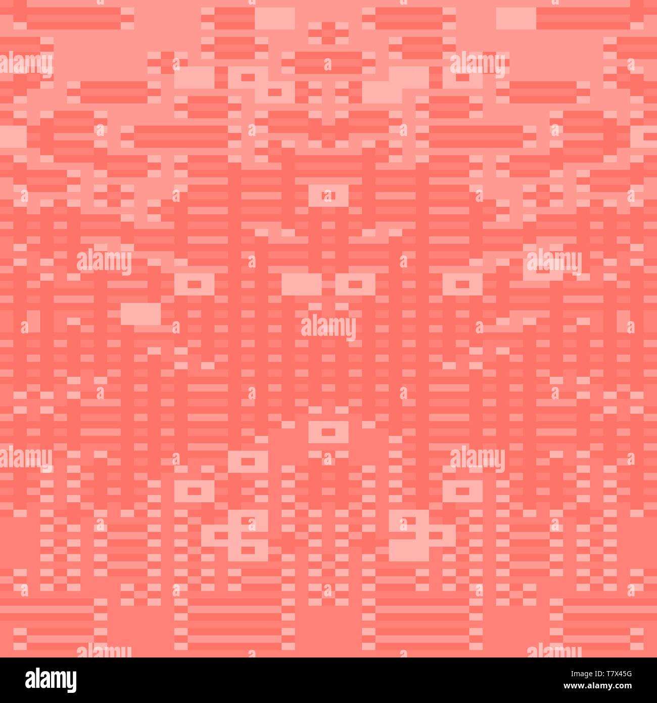 Abstract square pixel art background. Mosaic background. Vector ...