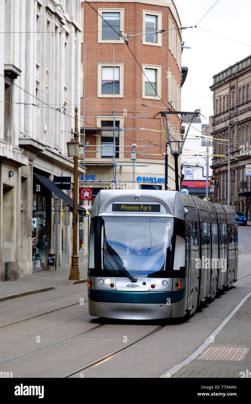 Around the city of Nottingham Nottinghamshire UK Nottingham Tram to ...