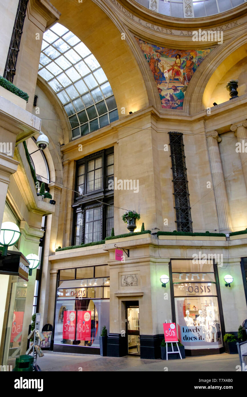 Around the city of Nottingham Nottinghamshire UK The Exchange Arcade ...