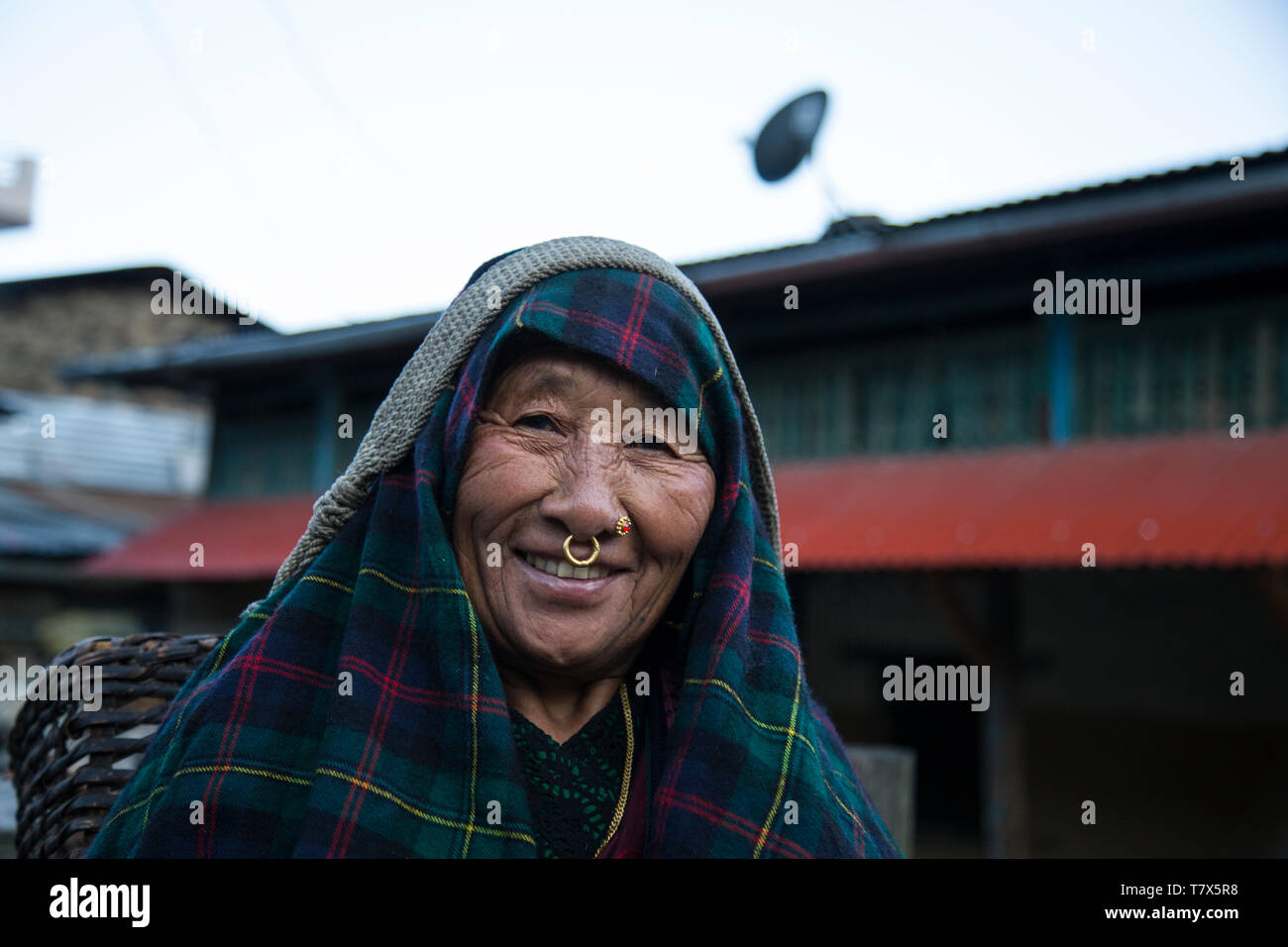 Kathmandu, Nepal. Smiling for the Barpak, Nepal Stock Photo - Alamy