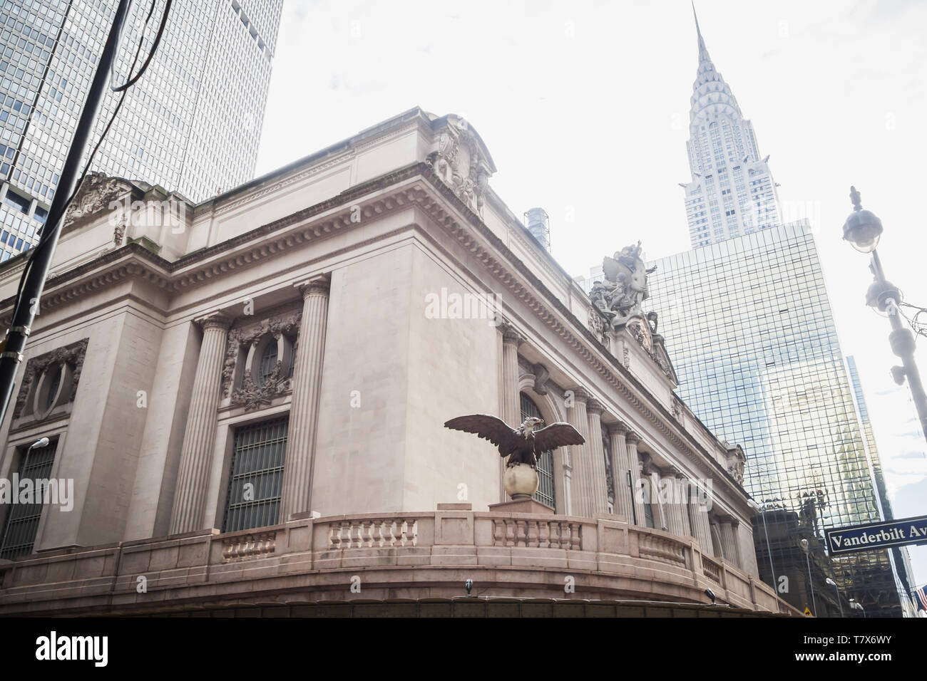 Grand Central's main entrance on Vanderbilt Avenue in Manhattan, New ...