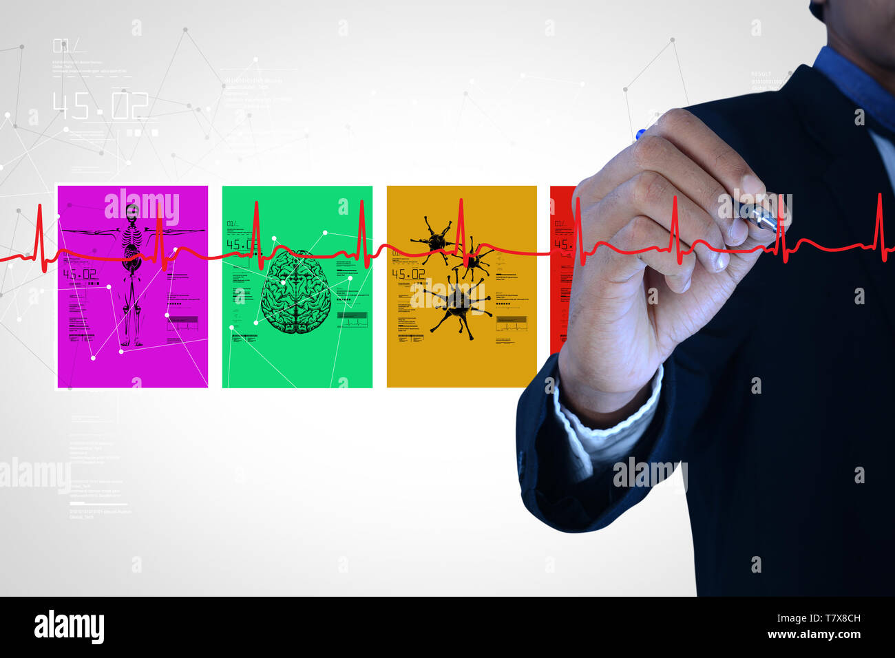 Ecg line hi-res stock photography and images - Alamy